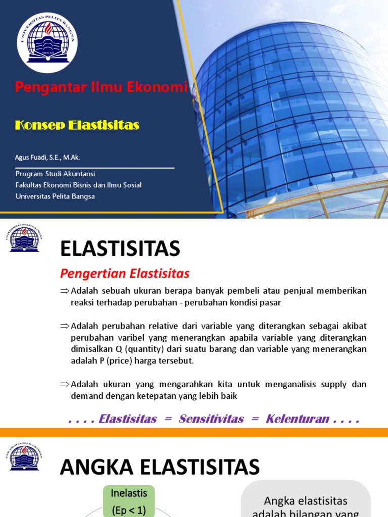 Konsep Elastisitas | PDF