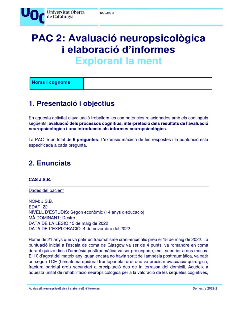 M0.260 - 20222 - PAC 2 - Explorant La Ment | PDF