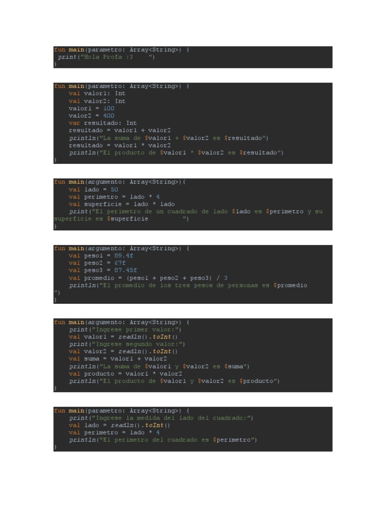 Codigos Kotlin | PDF