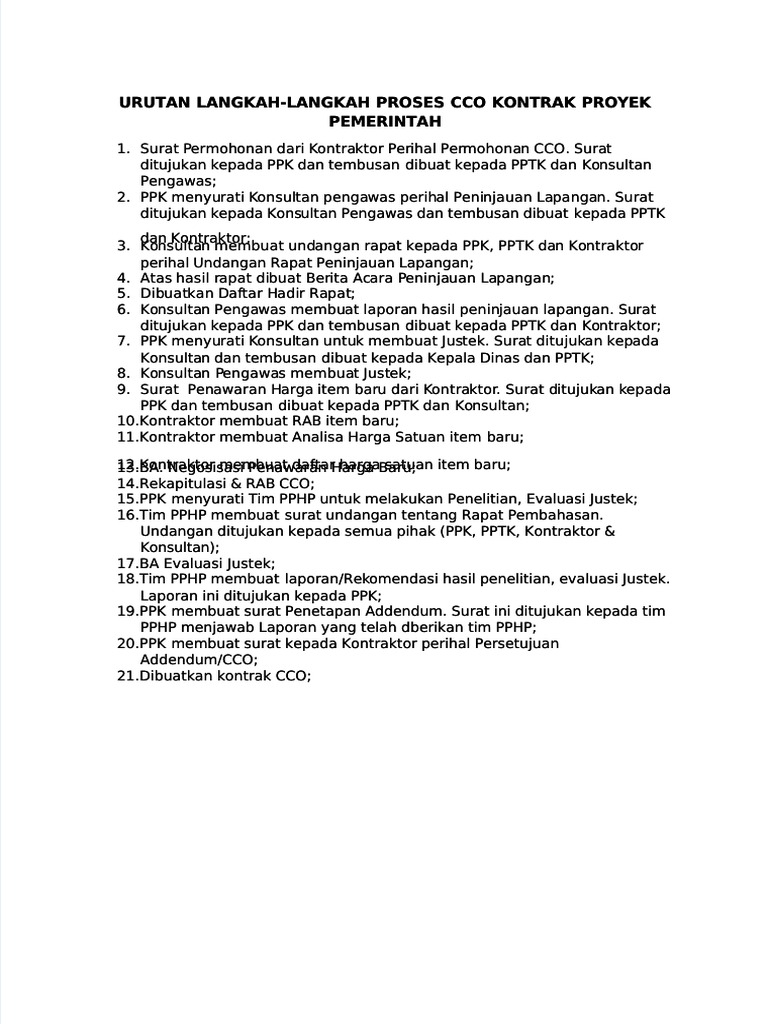 PDF Urutan Langkah Cco Compress | PDF