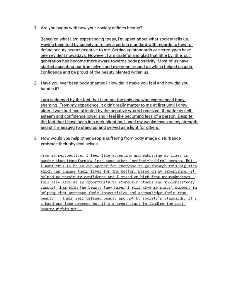 reflection paper | PDF