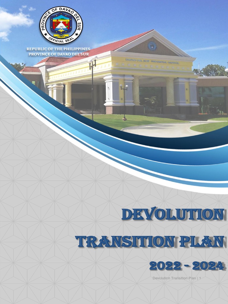 Devolution Transition Plan 2022-2024 | PDF