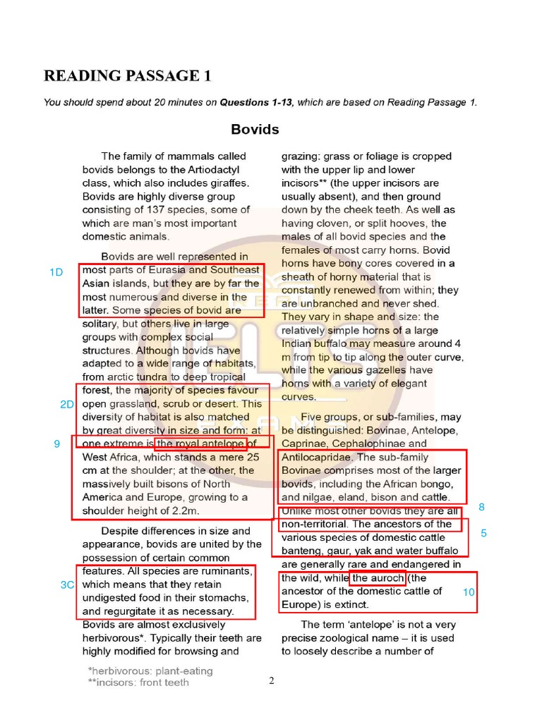Reading test 2 | PDF