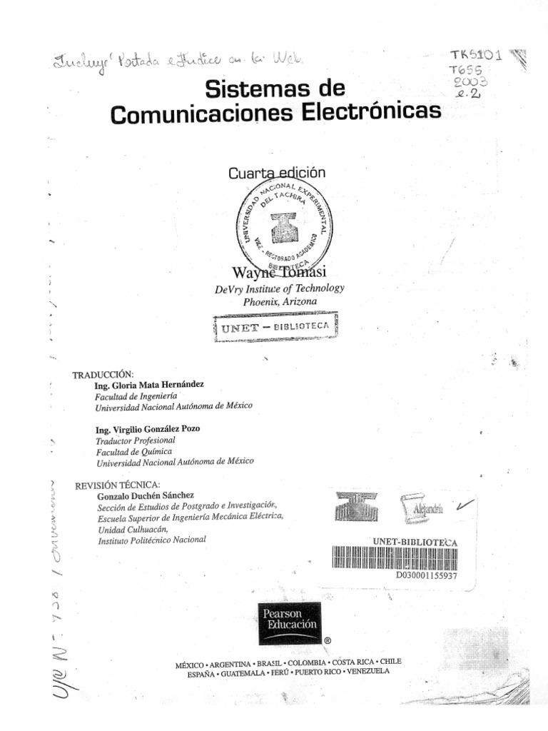 Sistemas de Comunicaciones Electronicas - Wayne Tomasi | PDF