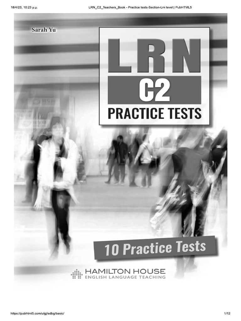 LRN - C2 - Teachers - Book - Practice tests-Section-Lrn Level ...