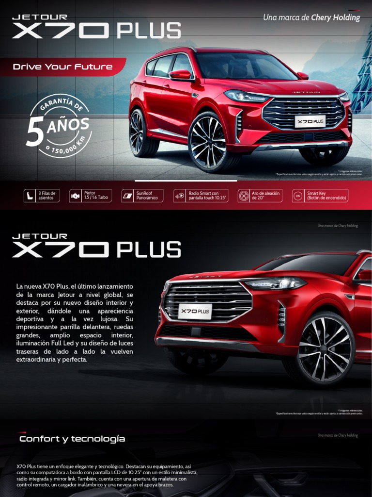 Catálogo Jetour x70 Plus | PDF