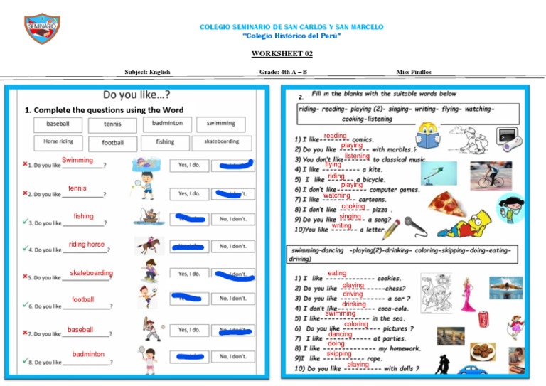 Do-Does-Like Verbing | PDF