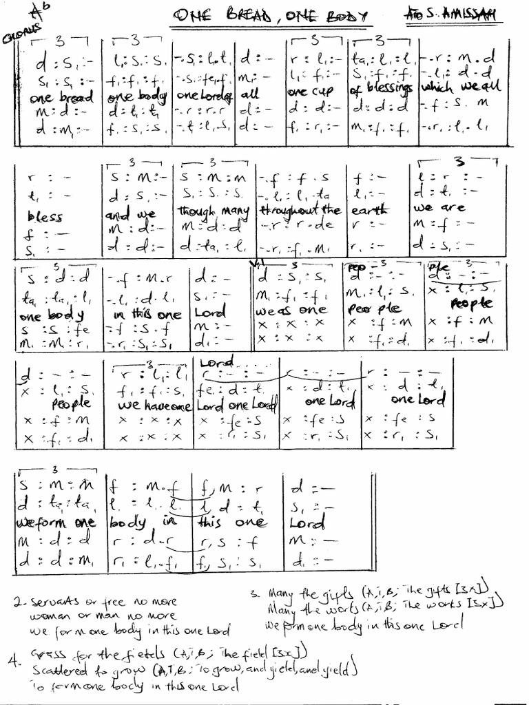 One Bread, One Body Overview | PDF