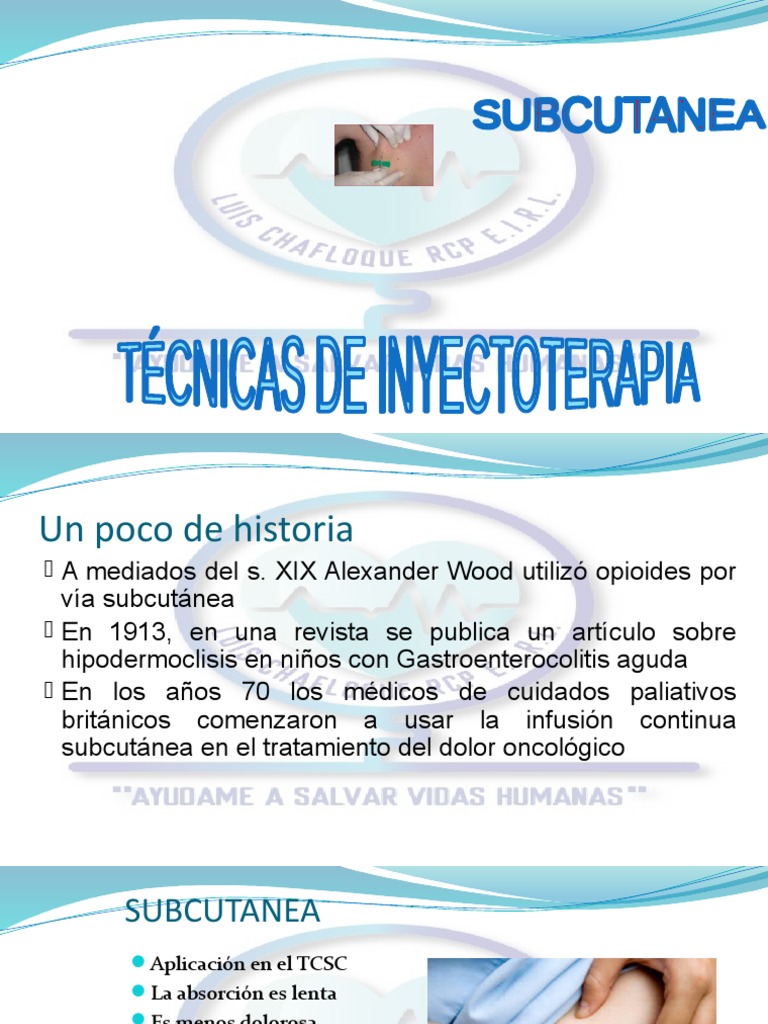 Vía Subcutanea | PDF