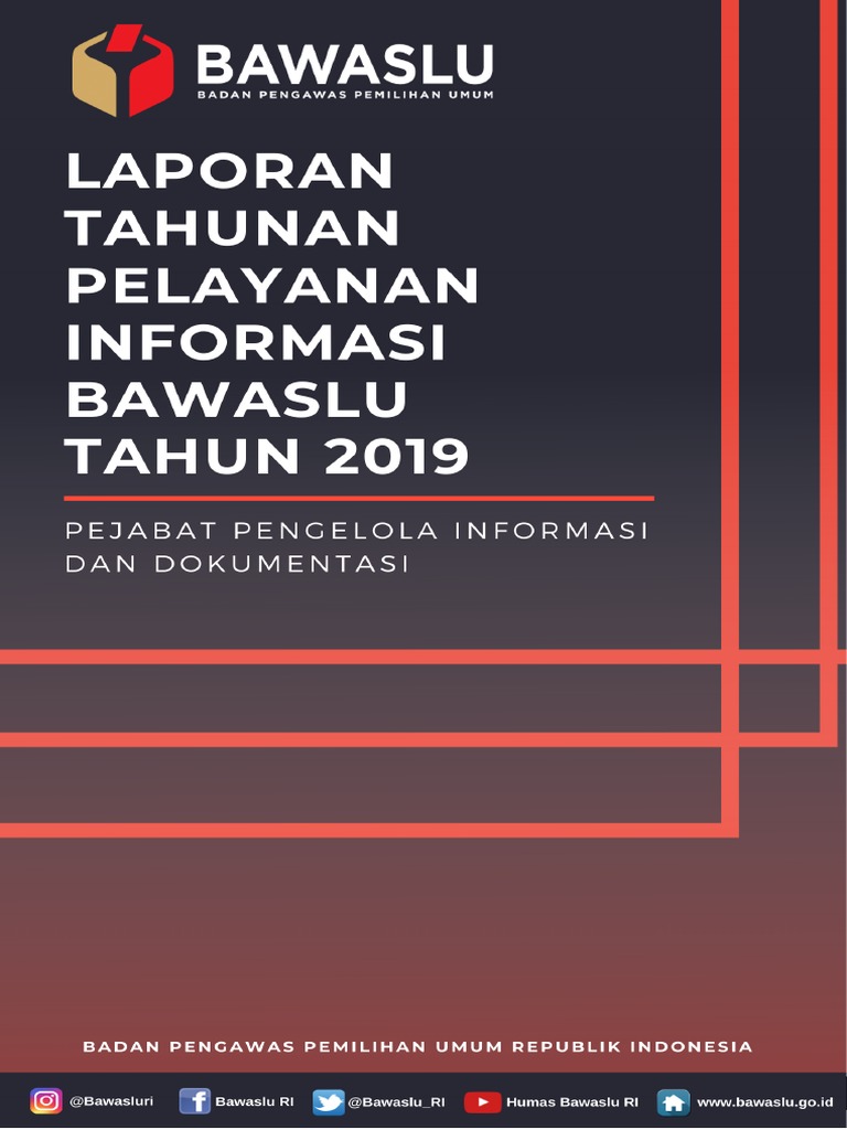 Laporan Layanan Informasi Bawaslu 2019 PDF | PDF