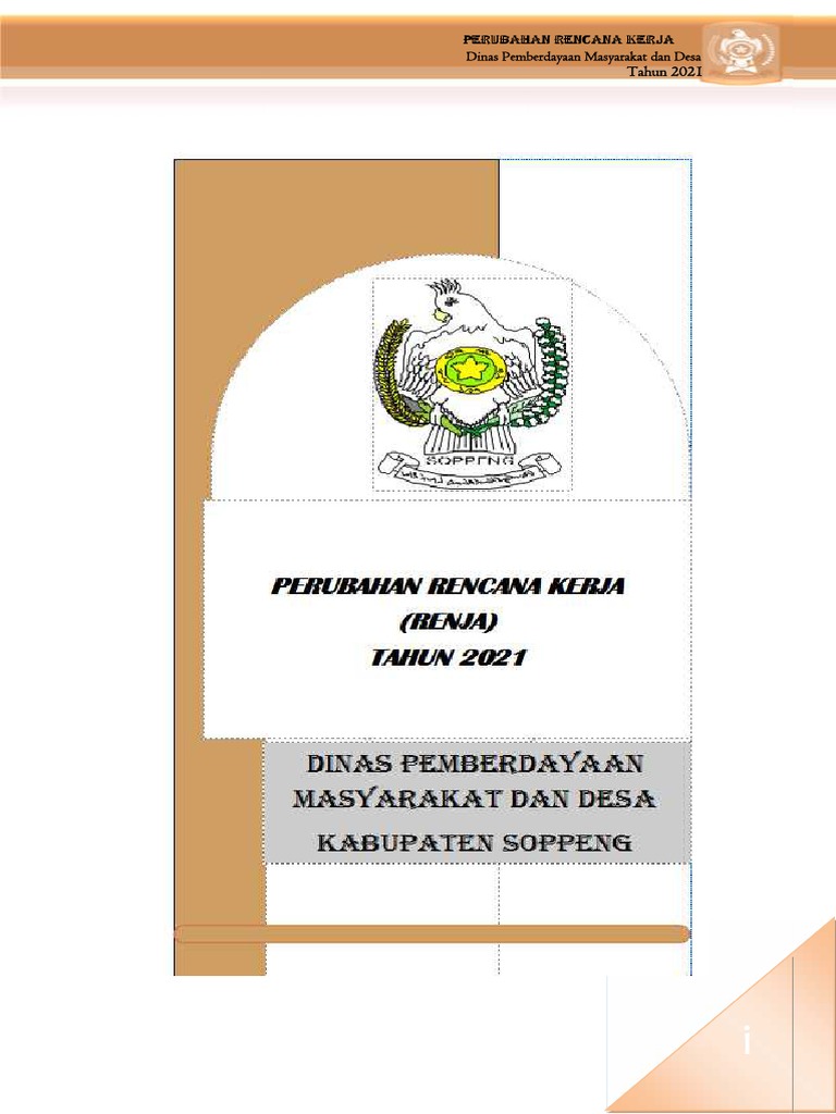 Renja Perubahan Tahun 2021 | PDF | Pengelolaan Keuangan & Uang