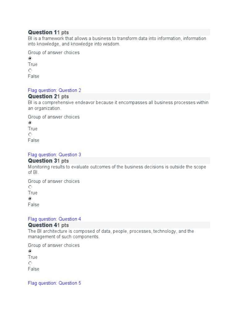Flag Question: Question 2 | PDF