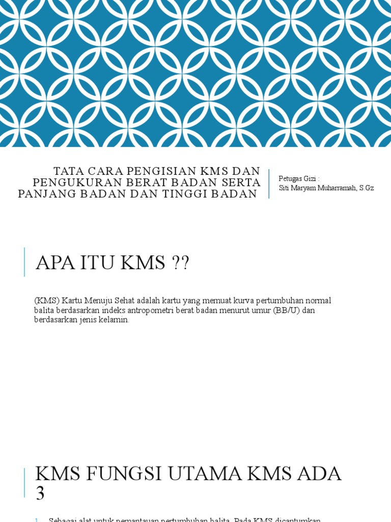 PENGISIAN KMS DAN PENGUKURAN | PDF