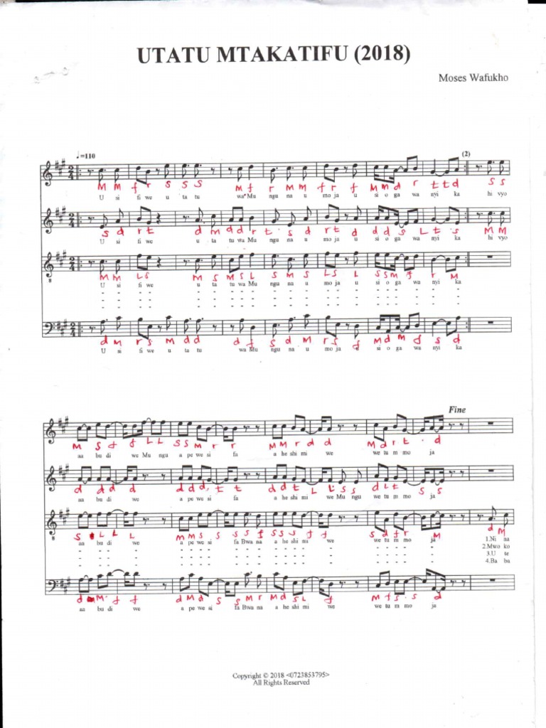 Utatu Mtakatifu | PDF