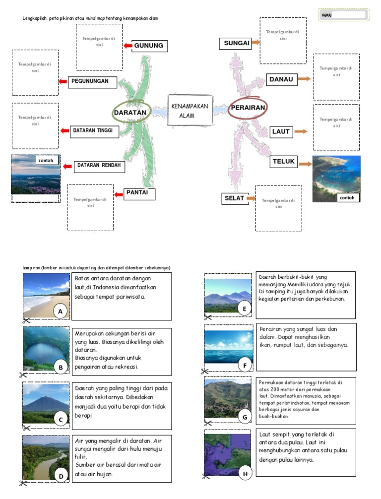 LKPD Kenampakan Alam | PDF