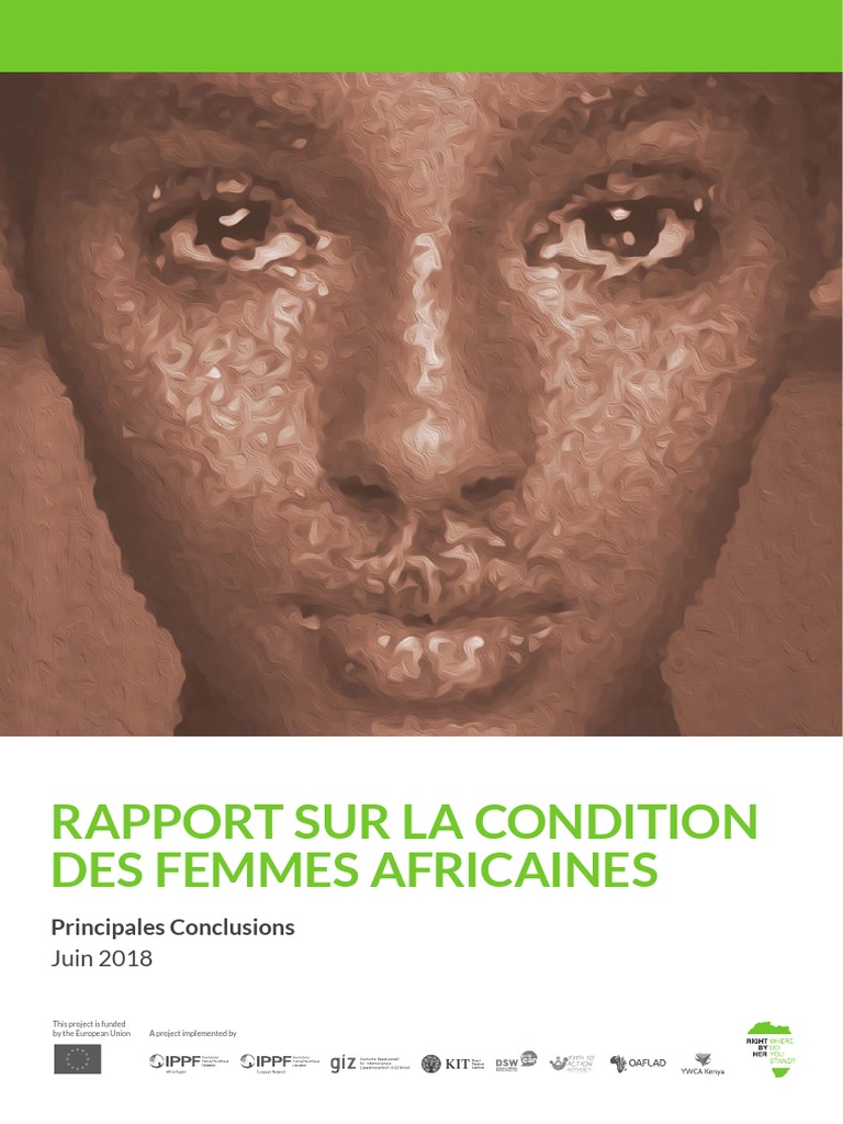 Rapport 2018 sur les Femmes Africaines | PDF | Sciences sociales | Bien-être