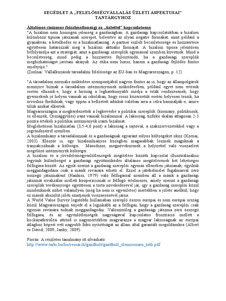 Segédlet A Füa-Hoz | PDF