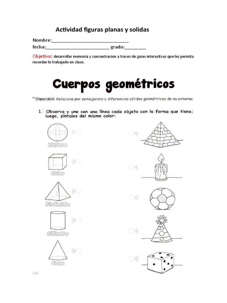 Figuras Geometricas Planas Y Solidas