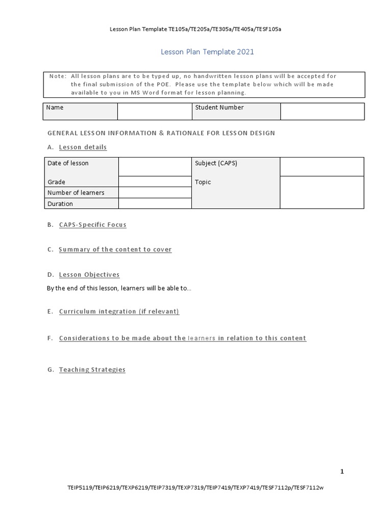 Life Skills Lesson Plan | Download Free PDF | Lesson Plan | Cognitive ...