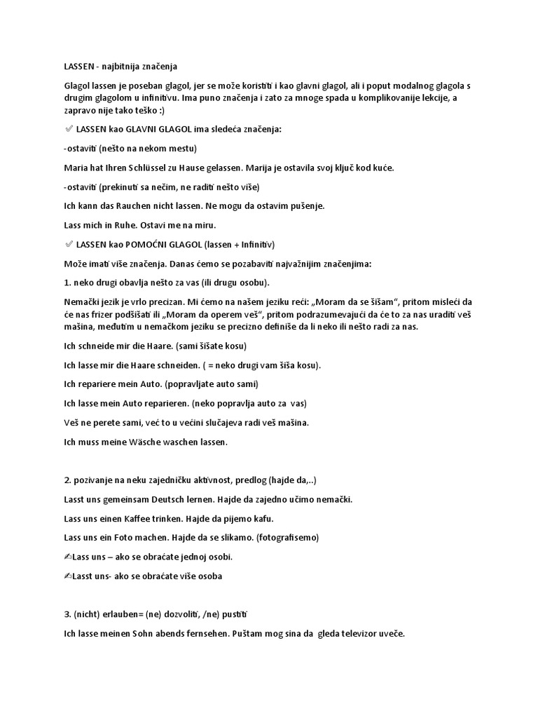 Glagol Lassen 2 | PDF