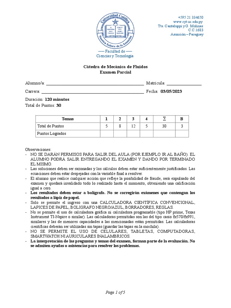 Estu Mecflu 1s2023 | PDF | Presión | Líquidos