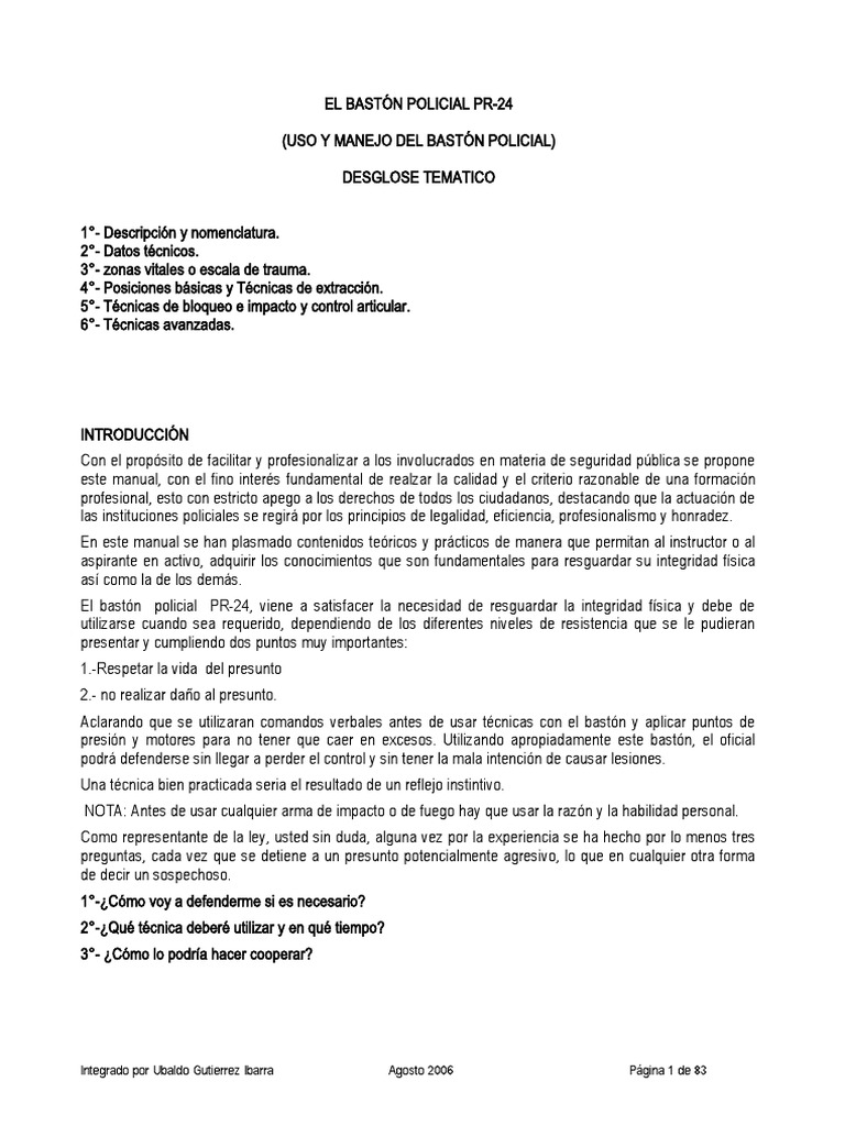 Manual PR-24 12-10-06-1 | PDF