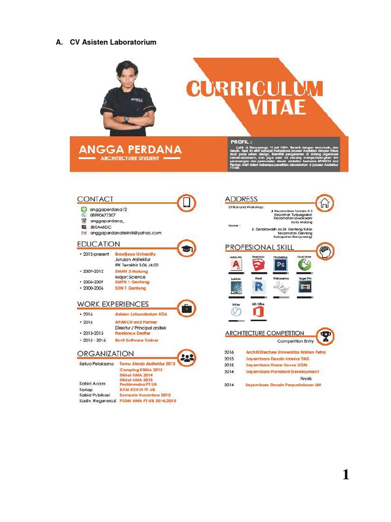 CV Aslab Lkda 2016 | PDF