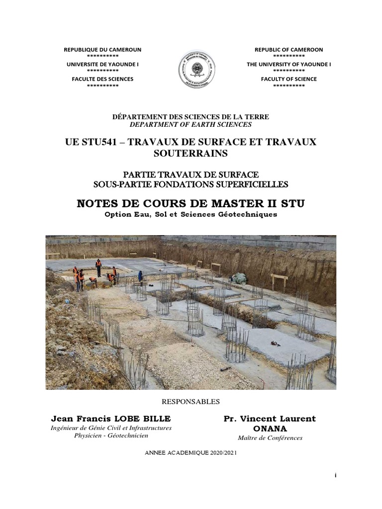 Fondations Superficielles : Concepts Clés | PDF