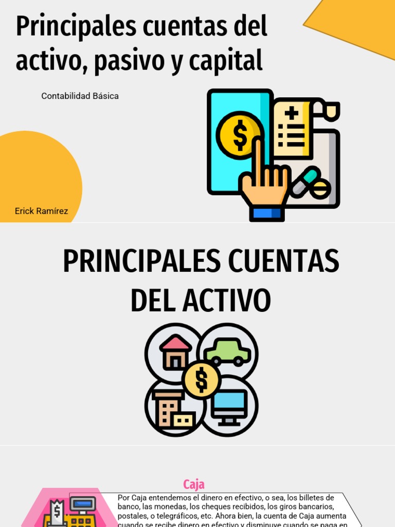 Tema 6 Cuentas de Activo, Pasivo y Capital | PDF | Bancos | Dinero