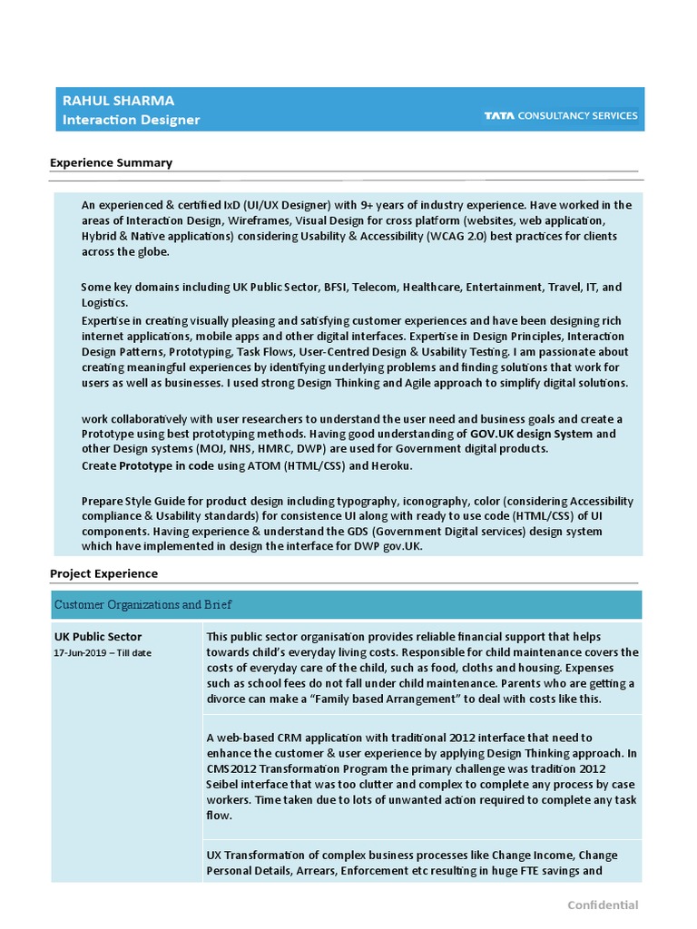 Interaction - Designer - Rahul Sharma | PDF | Usability | Web Design
