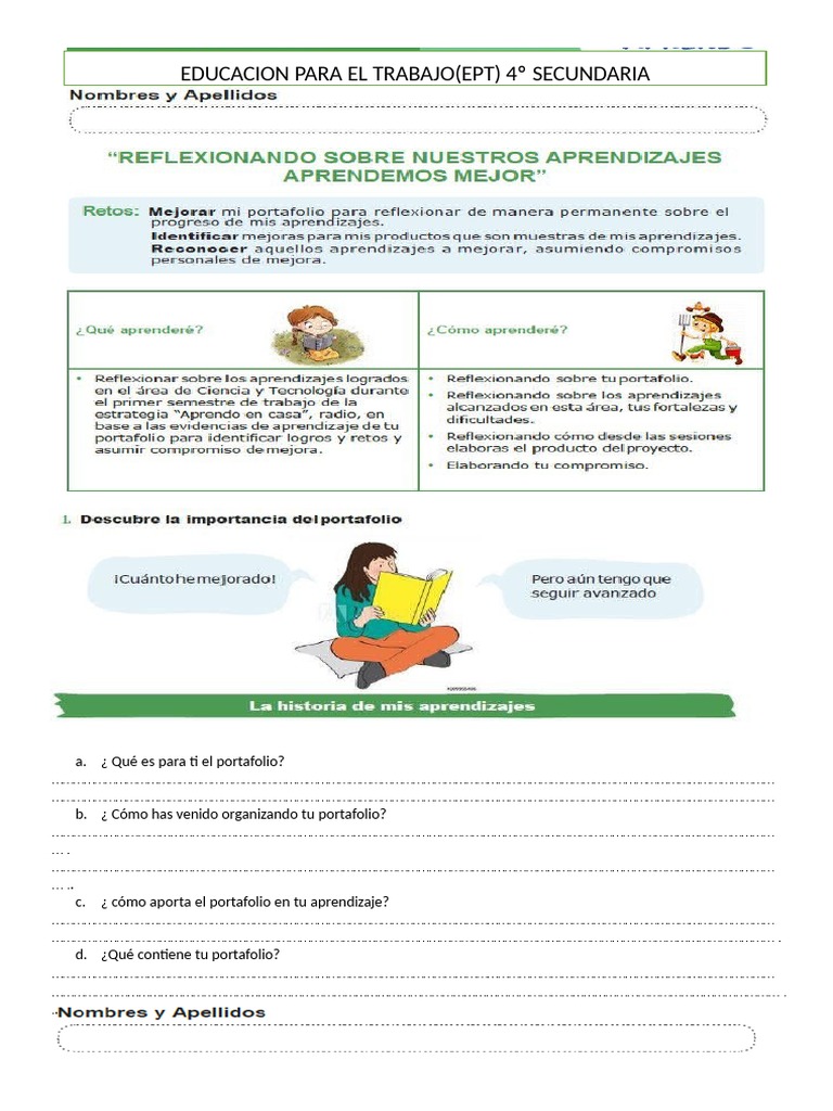 Ficha de Autoevaluacion de Ept-Cuarto | PDF | Aprendizaje | Cognición