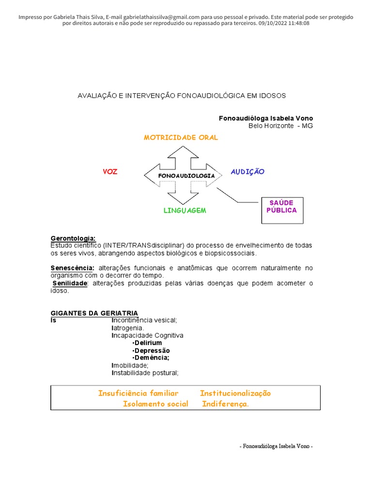 Apostila Disfagia Part | PDF