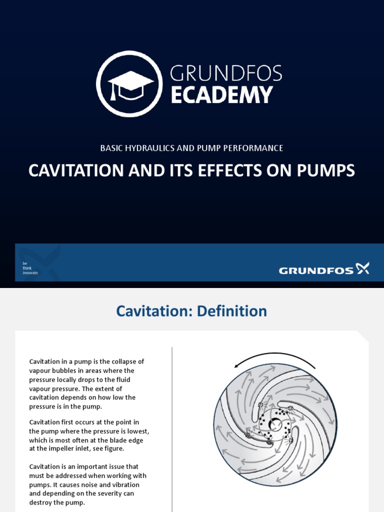 Master 13 Module 3 Cavitation and Its Effects On Pumps | PDF | Pump | Chemical Engineering