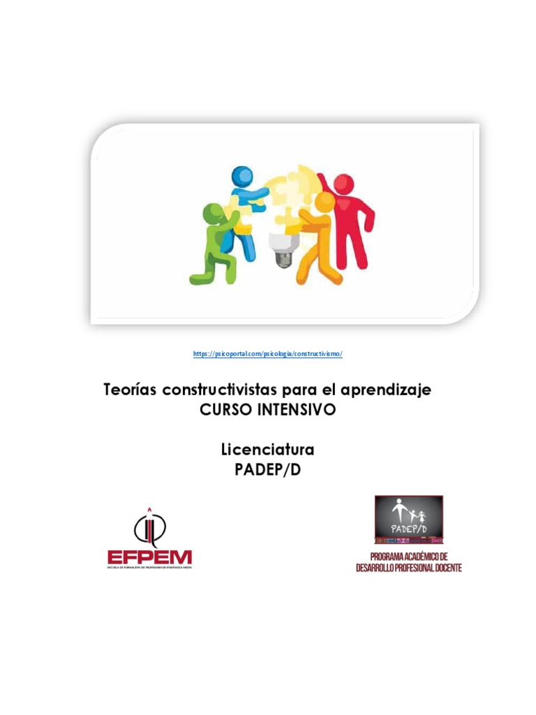 Teorías Constructivistas para El Aprendizaje | PDF | Crecimiento personal y profesional | Arte