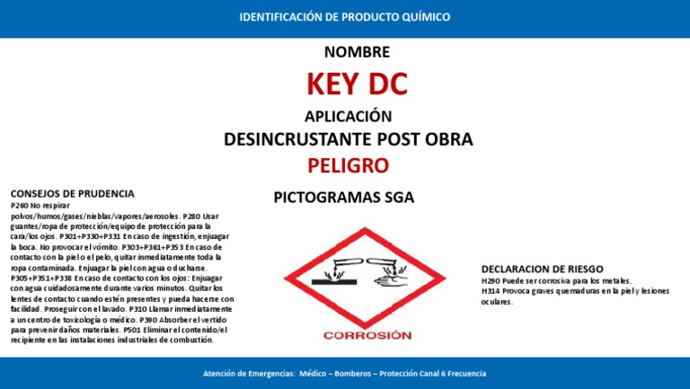 Desincrustante Post Obra Key DC | PDF