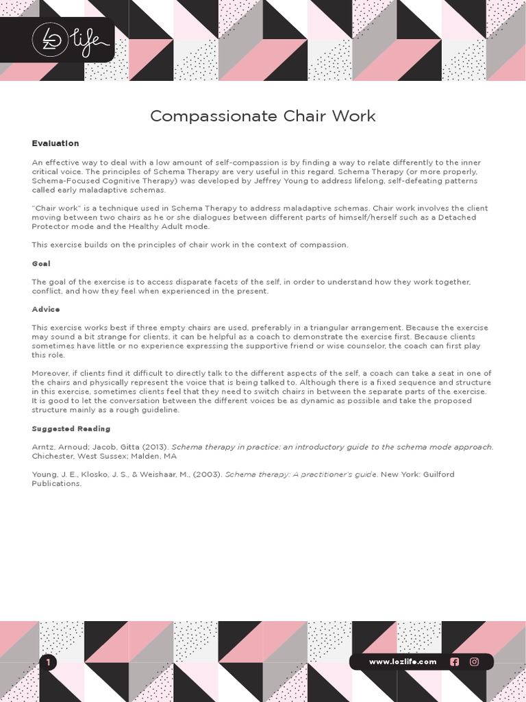 Compassionate Chair Work | PDF | Schema (Psychology) | Psychotherapy