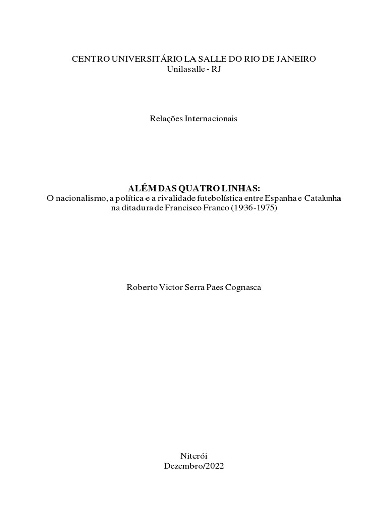 TCC - Roberto Victor Serra | PDF