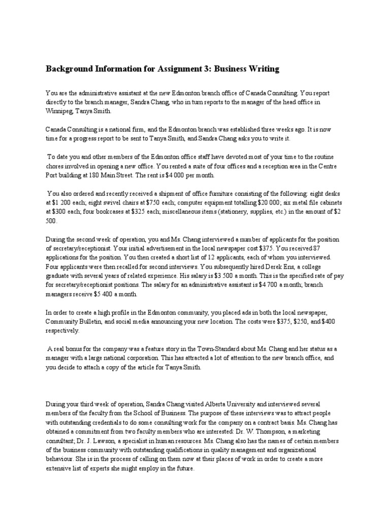 Edmonton Branch Progress Report Summary | PDF | Business | Politics