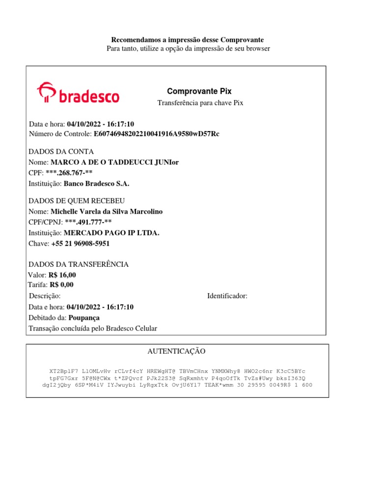 Comprovante Pix | PDF | Computadores