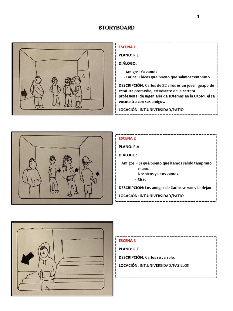Storyboard - Grupo 4 | PDF