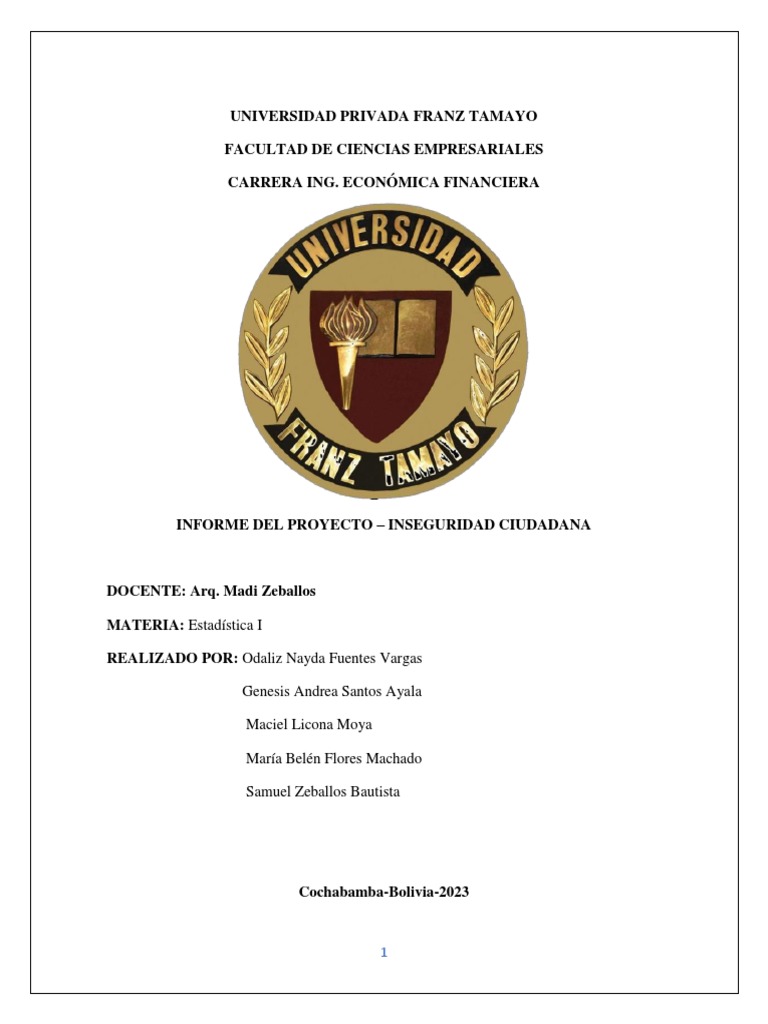 Proyecto-Estadistica Hito 4 | PDF