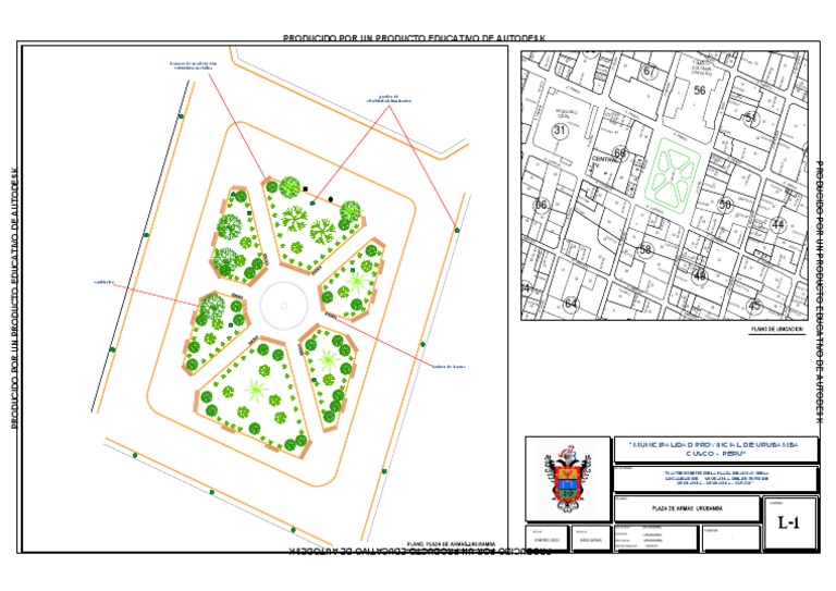 PLANO, PLAZA DE ARMAS-Layout1.pdf - PLOTEAR | PDF