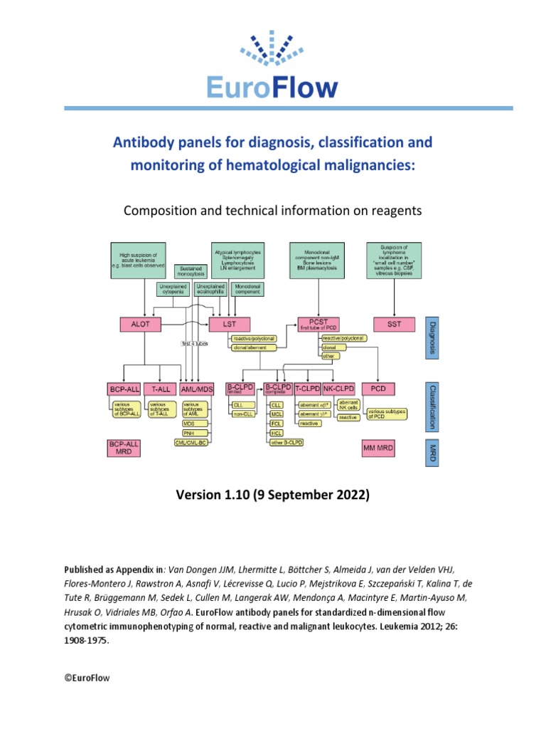 EuroFlow Ab Panels and Technical Information - Version 1.10 | PDF ...