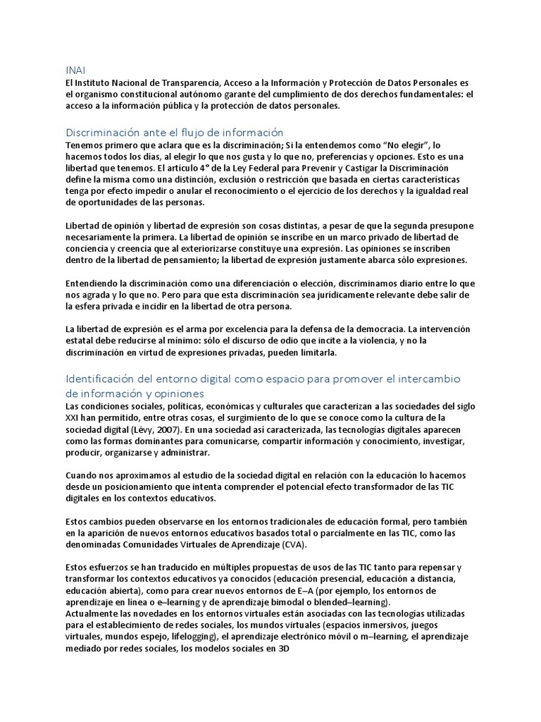 Actividad 27 | PDF | Libertad de expresión | Libertad