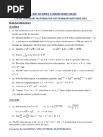 PLE PRIMARY LEAVING EXAMINATION MATHEMATICS 2024 | PDF