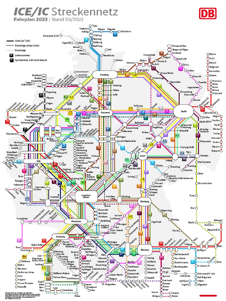 Liniennetz ICE IC 2023 Für Buchungsstart | PDF