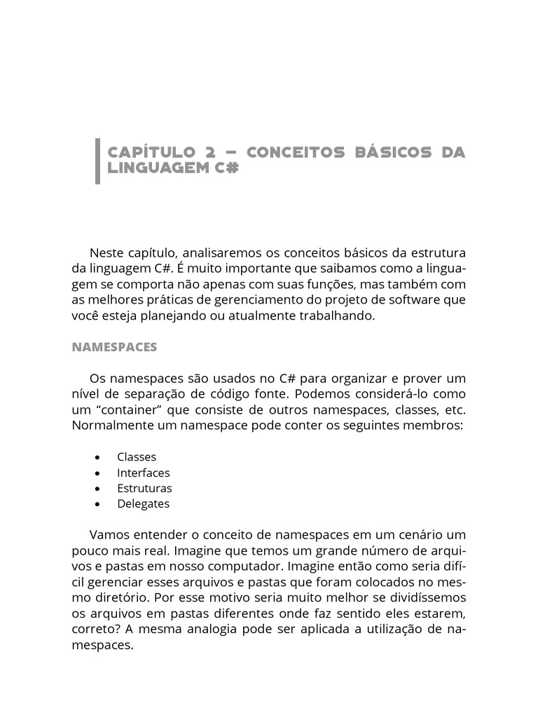 CSharp - Cap2 | Download Free PDF | C Sharp (linguagem de programação ... CSharp - Cap2 | Download Free PDF | C Sharp (linguagem de programação ...