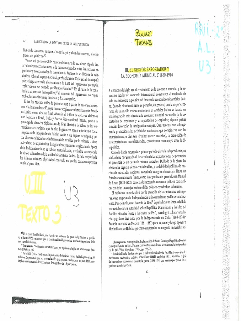 Bulmer Thomas | PDF