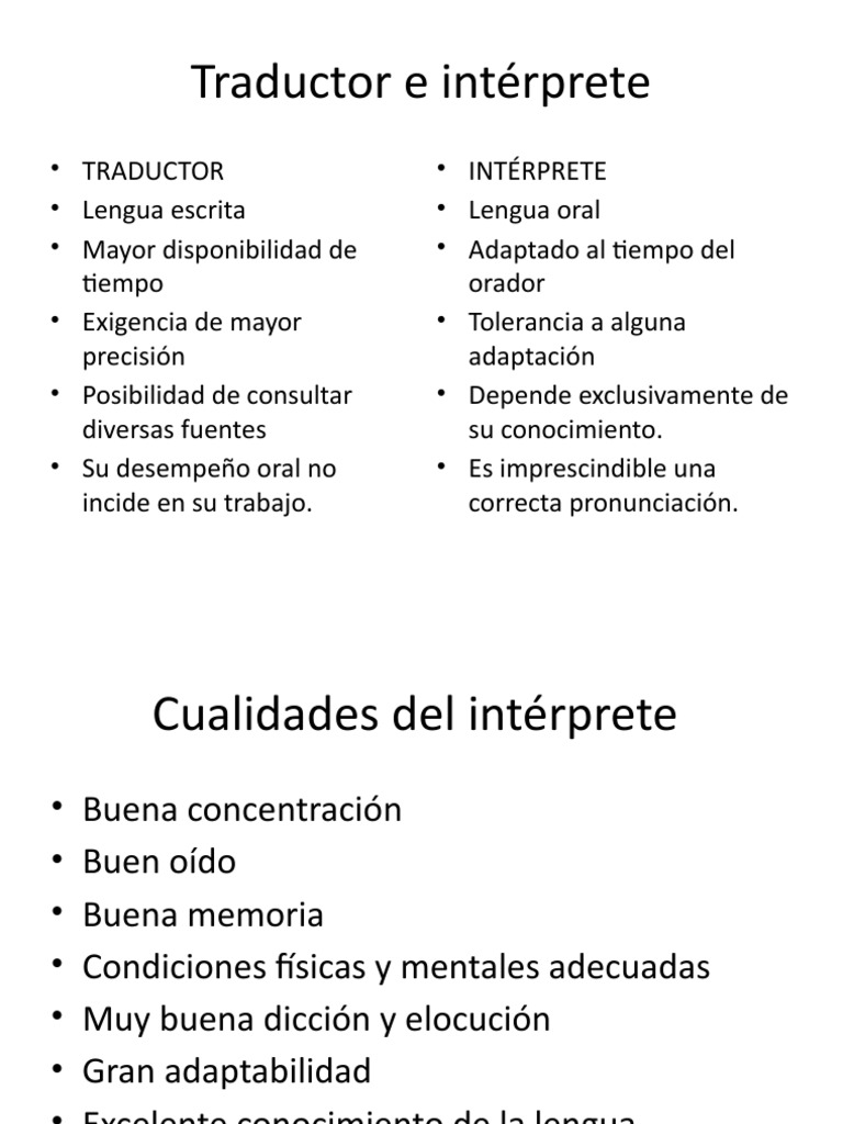 Traducción e Interpretación | PDF