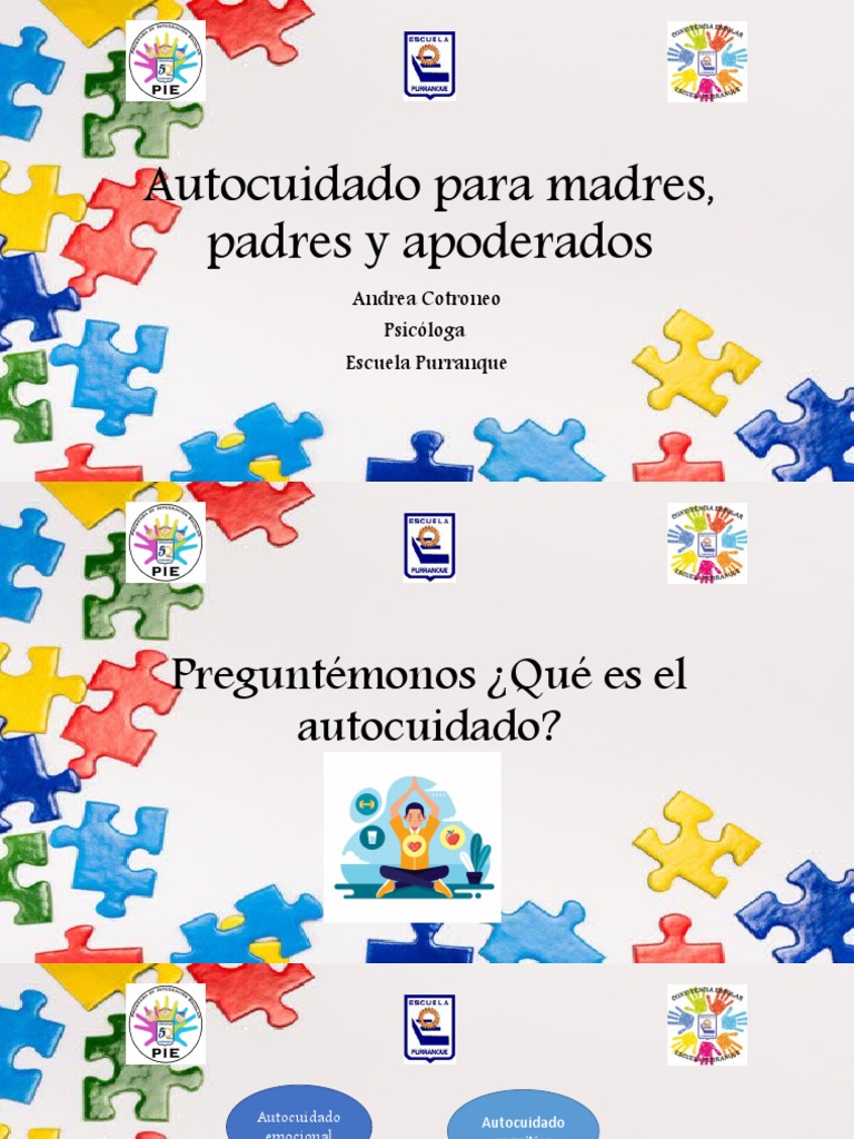 Autocuidado para Madres, Padres y Apoderados | PDF